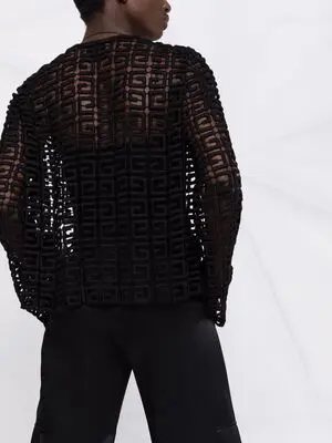 Givenchy 4g Guipure Cardigan Jacket
