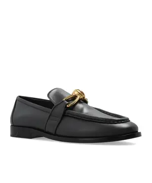 Bottega Veneta Astaire Loafers With Gold Tone Hardware - Shadow