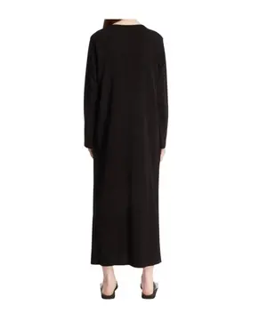 THE ROW Long Sleeve Round Neck Button-down Dress