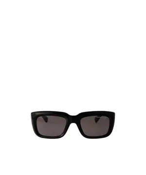 Alexander McQueen Rectangle Frame Sunglasses - Black