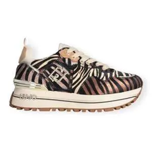 Liu Jo Maxi Wonder 01 Lace-up Sneakers With Logo Embellishment