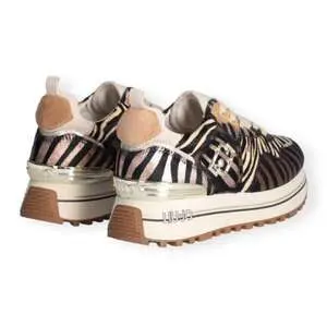 Liu Jo Maxi Wonder 01 Lace-up Sneakers With Logo Embellishment