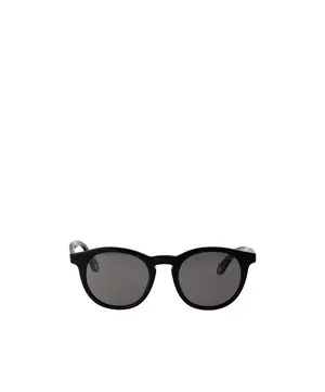 Giorgio Armani Round Frame Sunglasses - Black