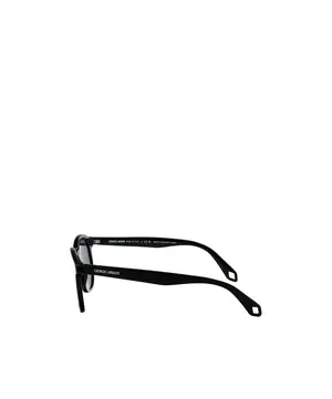 Giorgio Armani Round Frame Sunglasses - Black