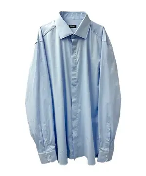 Zegna Long Sleeve Shirt - Blue