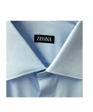 Zegna Long Sleeve Shirt - Blue
