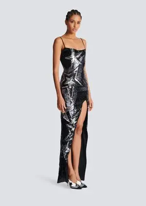 Balmain Embroidered Maxi Dress