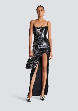 Balmain Embroidered Maxi Dress