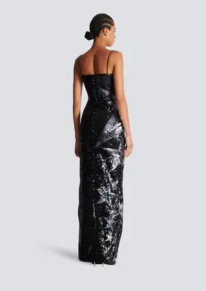 Balmain Embroidered Maxi Dress