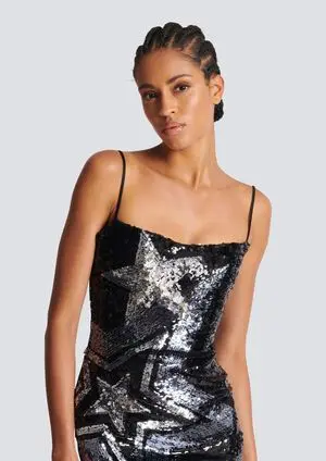 Balmain Embroidered Maxi Dress