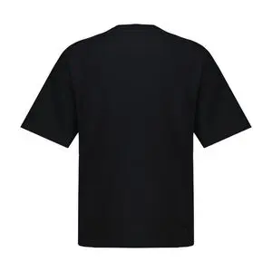 JIL SANDER Crewneck Short Sleeve T-shirt With Logo - Black