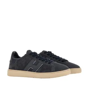 Hogan Low-top Sneakers With H Detail - Blue