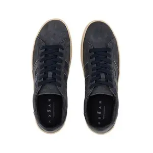 Hogan Low-top Sneakers With H Detail - Blue