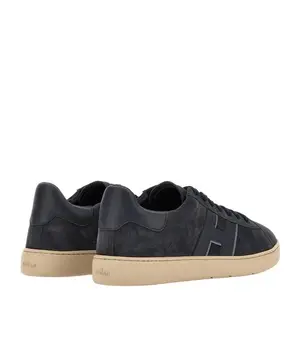 Hogan Low-top Sneakers With H Detail - Blue