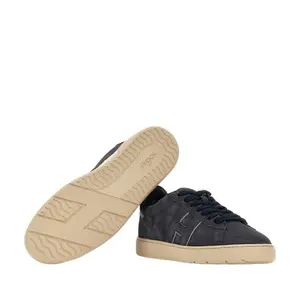 Hogan Low-top Sneakers With H Detail - Blue