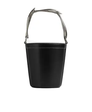 Bottega Veneta Bucket Bag With Metal Handle