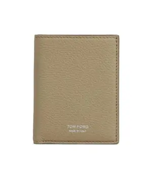TOM FORD Logo Printed Bi-fold Wallet - Brown