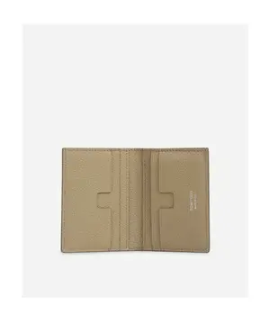 TOM FORD Logo Printed Bi-fold Wallet - Brown