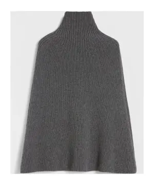 JIL SANDER Midweight High-neck Cape With Arm Slits - Koala