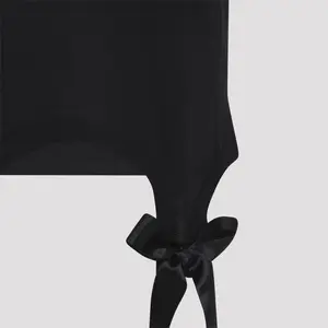 Simone Rocha Bow Detailed Crewneck T-shirt - Black