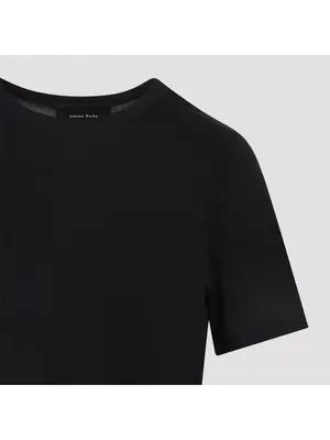 Simone Rocha Bow Detailed Crewneck T-shirt - Black