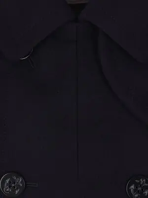 Sacai Double-breasted Anchor-button Coat