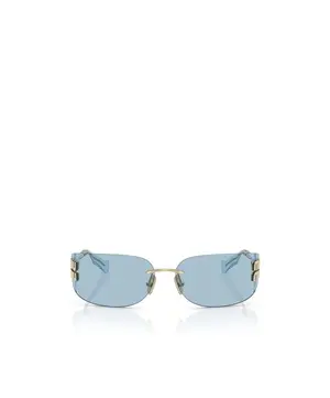 Miu Miu Rimless Sunglasses - Blue