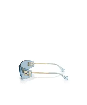 Miu Miu Rimless Sunglasses - Blue