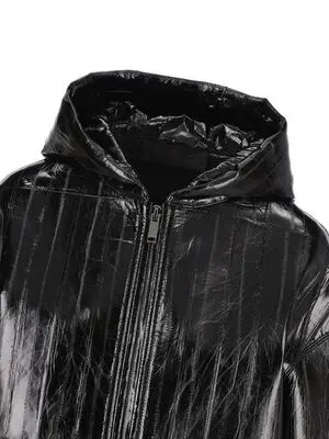 Valentino Garavani Zip-up Coat With Hood