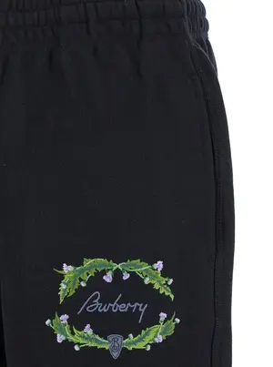 Burberry Logo Embroidered Track Pants