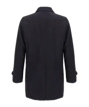 MOORER Vittor-kn Jacket With Adjustable Cuffs And Vented Back - Blue