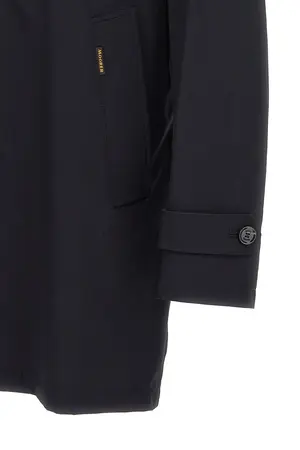 MOORER Vittor-kn Jacket With Adjustable Cuffs And Vented Back - Blue
