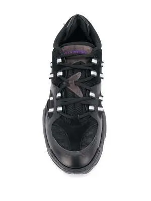 Valentino Garavani Low-top Sneakers With Embroidered Logo And Zip Closure