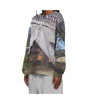 STEFAN COOKE Country View" Long-sleeve T-shirt