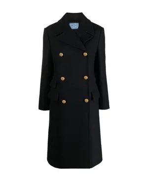 Prada Double-breasted Wool Coat