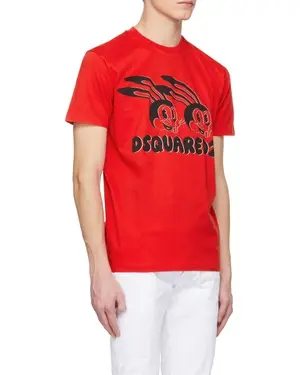 Dsquared2 Logo Printed Crewneck T-shirt
