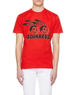 Dsquared2 Logo Printed Crewneck T-shirt