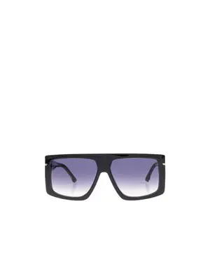 Victoria Beckham Geometric-frame Sunglasses - Black