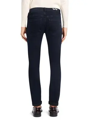 DONDUP Slim-fit Rolled-up Hem Trousers