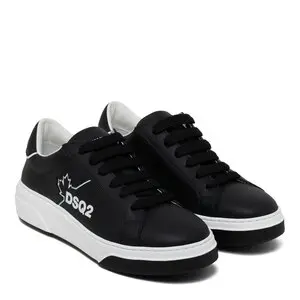 Dsquared2 Round Toe Low Top Casual Sneakers