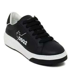 Dsquared2 Round Toe Low Top Casual Sneakers