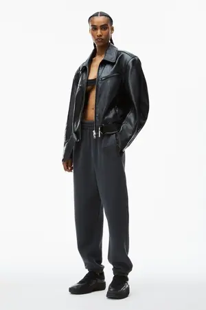 Alexander Wang Puff Logo Sweatpants - Gray
