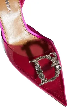 Dsquared2 Embellished Pointed Toe Slingback Pumps
