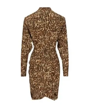 Isabel Marant Étoile Leopard Print" Long-sleeve Dress