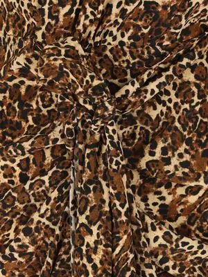 Isabel Marant Étoile Leopard Print" Long-sleeve Dress