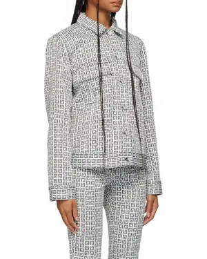 Givenchy 4g Jacquard Denim Jacket