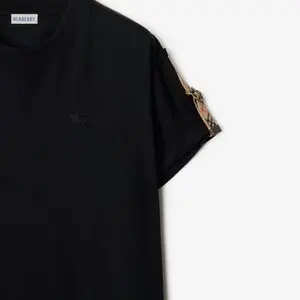 Burberry Logo Embroidered Crewneck T-shirt Dress