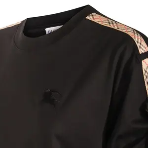 Burberry Logo Embroidered Crewneck T-shirt Dress