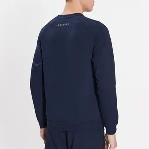 EA7 Logo Printed Crew Neck Sweater
