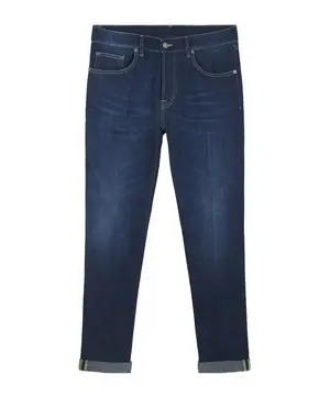 DONDUP Belt Loops Slim Fit Jeans